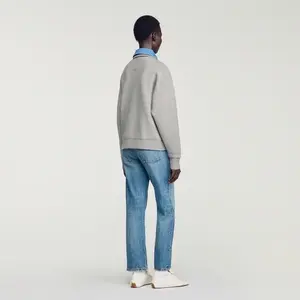Sandro 2-in-1 Zip Cardigan