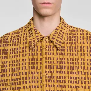 Sandro Shirt With Velvet Flocking