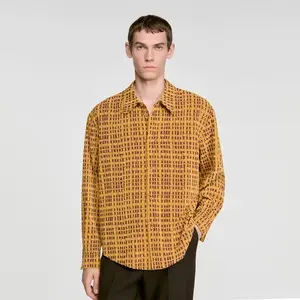 Sandro Shirt With Velvet Flocking