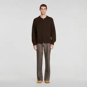 Sandro Zip-up Bomber Cardigan