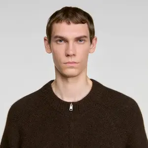 Sandro Zip-up Bomber Cardigan