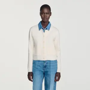 Sandro 2-in-1 Effect Cardigan
