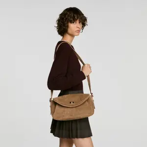 Sandro Le Mambo Suede Bag