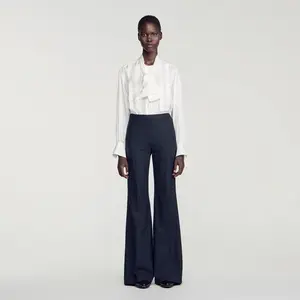 Sandro Wool Suit Trousers