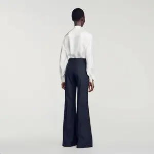 Sandro Wool Suit Trousers