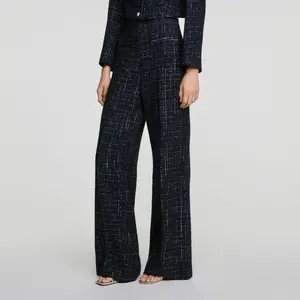 Sandro Decorative Tweed Trousers