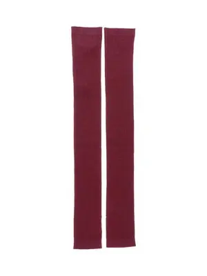 SA SU PHI Cashmere And Silk Gloves - Red