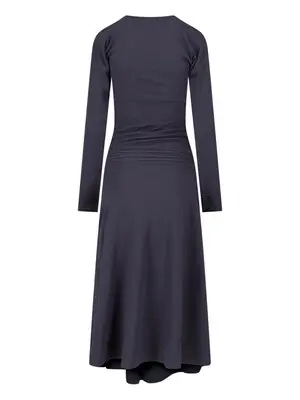 LEMAIRE Maxi Dress In Cotton - Gray