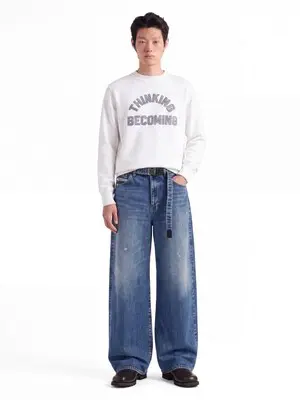 Sacai Wide Waist Jeans