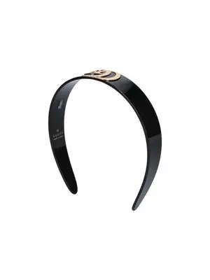 Gucci Gg Resin Headband - Black