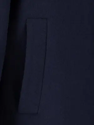 Burberry Róhe Wool Button Jacket - Blue