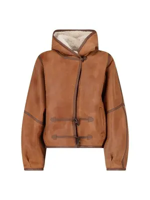 Isabel Marant Étoile Amiel Shearling-lined Leather Jacket