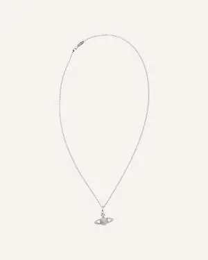 VIVIENNE WESTWOOD Mini Bas Relief Orb Necklace - Silver
