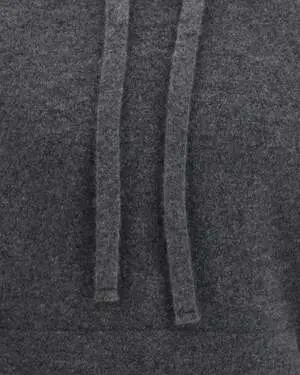 LANEUS Cashmere And Silk Hooded Sweater