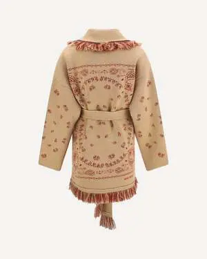 Alanui Icon Jacquard Cardigan With Belt