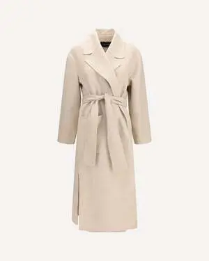 Fabiana Filippi Belted Double Wool Coat