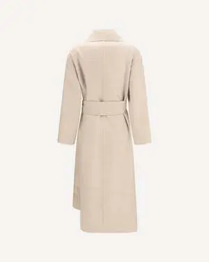 Fabiana Filippi Belted Double Wool Coat