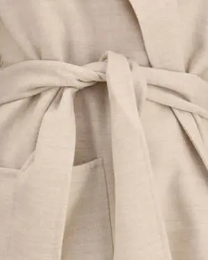 Fabiana Filippi Belted Double Wool Coat