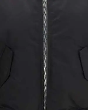 Rick Owens Bomber Jacket With Gathered Sleeves