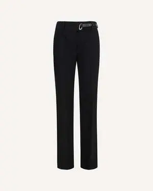 Max Mara Rum Cigarette Pants With Belt