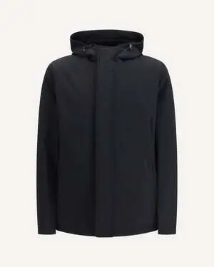 Herno Water-repellent Nylon Padded Hooded Jacket