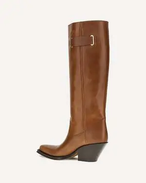Chloé Azelan Over-the-knee Leather Boots