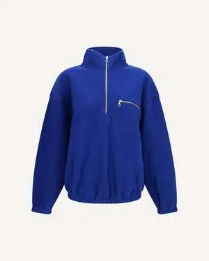 RIER High-neck Zip Jacket - Blue