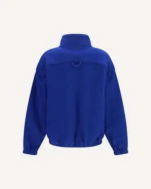 RIER High-neck Zip Jacket - Blue
