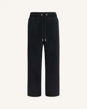 AMI Paris Quota Cotton Sweatpants Ale - Black