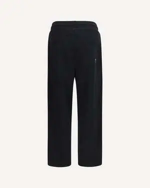 AMI Paris Quota Cotton Sweatpants Ale - Black