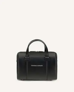 CHRISTIAN LOUBOUTIN Tactical Leather Handbag - Black
