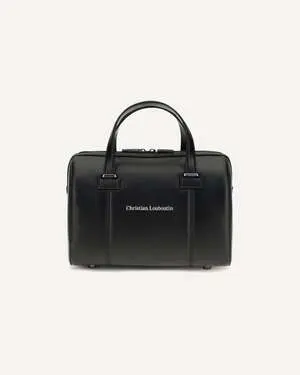CHRISTIAN LOUBOUTIN Tactical Leather Handbag - Black