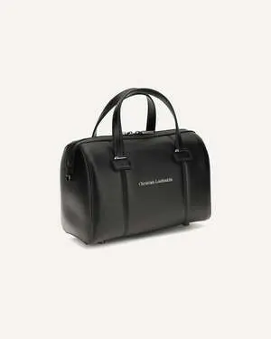 CHRISTIAN LOUBOUTIN Tactical Leather Handbag - Black