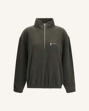 RIER Polar High-neck Zip Jacket - Green