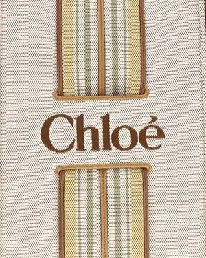 Chloé Woody Loop Canvas Tote Bag