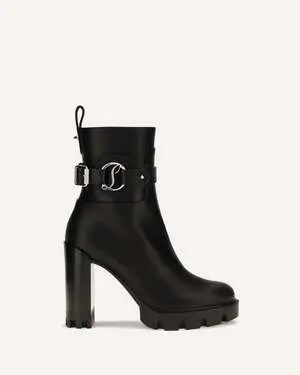 CHRISTIAN LOUBOUTIN Dianouchette Lug Leather Ankle Boots