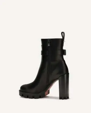 CHRISTIAN LOUBOUTIN Dianouchette Lug Leather Ankle Boots