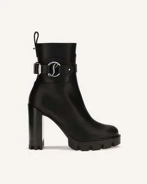 CHRISTIAN LOUBOUTIN Dianouchette Lug Leather Ankle Boots