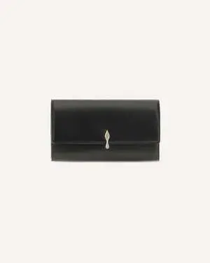 CHRISTIAN LOUBOUTIN Bettina Leather Wallet With Chain