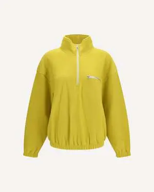 RIER Polar High-neck Zip Jacket - Yellow