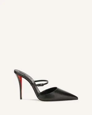 CHRISTIAN LOUBOUTIN Milena Leather Mules - Black