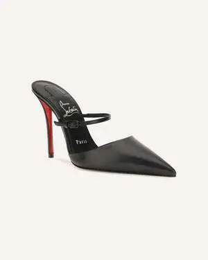 CHRISTIAN LOUBOUTIN Milena Leather Mules - Black