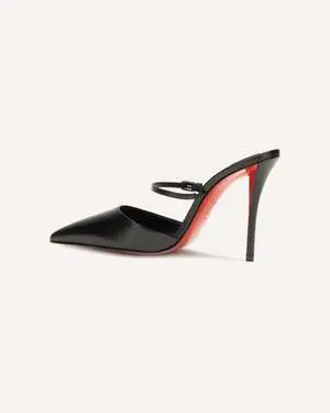 CHRISTIAN LOUBOUTIN Milena Leather Mules - Black