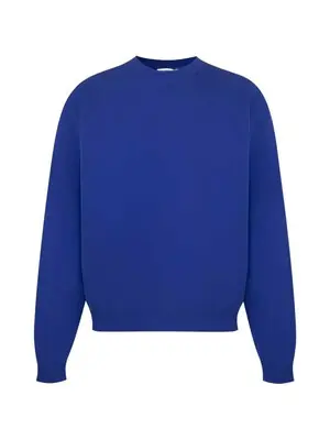 JIL SANDER Long-sleeve Crew-neck Sweatshirt - Blue