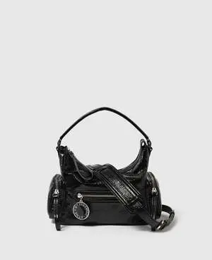 Stella McCartney Dartmoor Cracked Patent Crossbody Bag