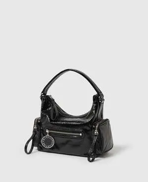Stella McCartney Dartmoor Cracked Patent Crossbody Bag