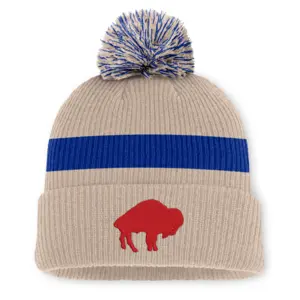 Nike Buffalo Bills Rewind Peak Nfl Cuffed Pom Beanie - Brown
