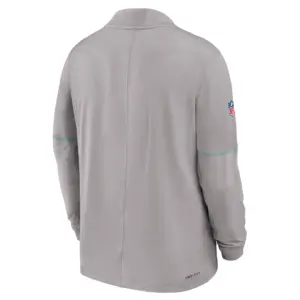 Nike Miami Dolphins Sideline Dri-fit Nfl 1/2-zip Top