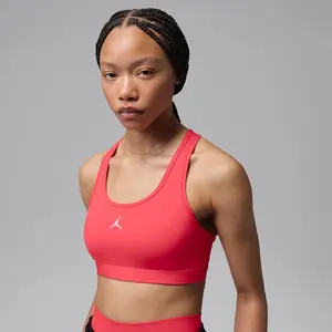 JORDAN Sport Medium-support Padded Jumpman Bra - Red