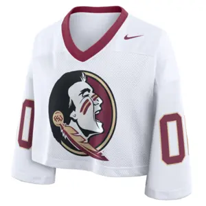 Nike Florida State Cropped College Jersey - White